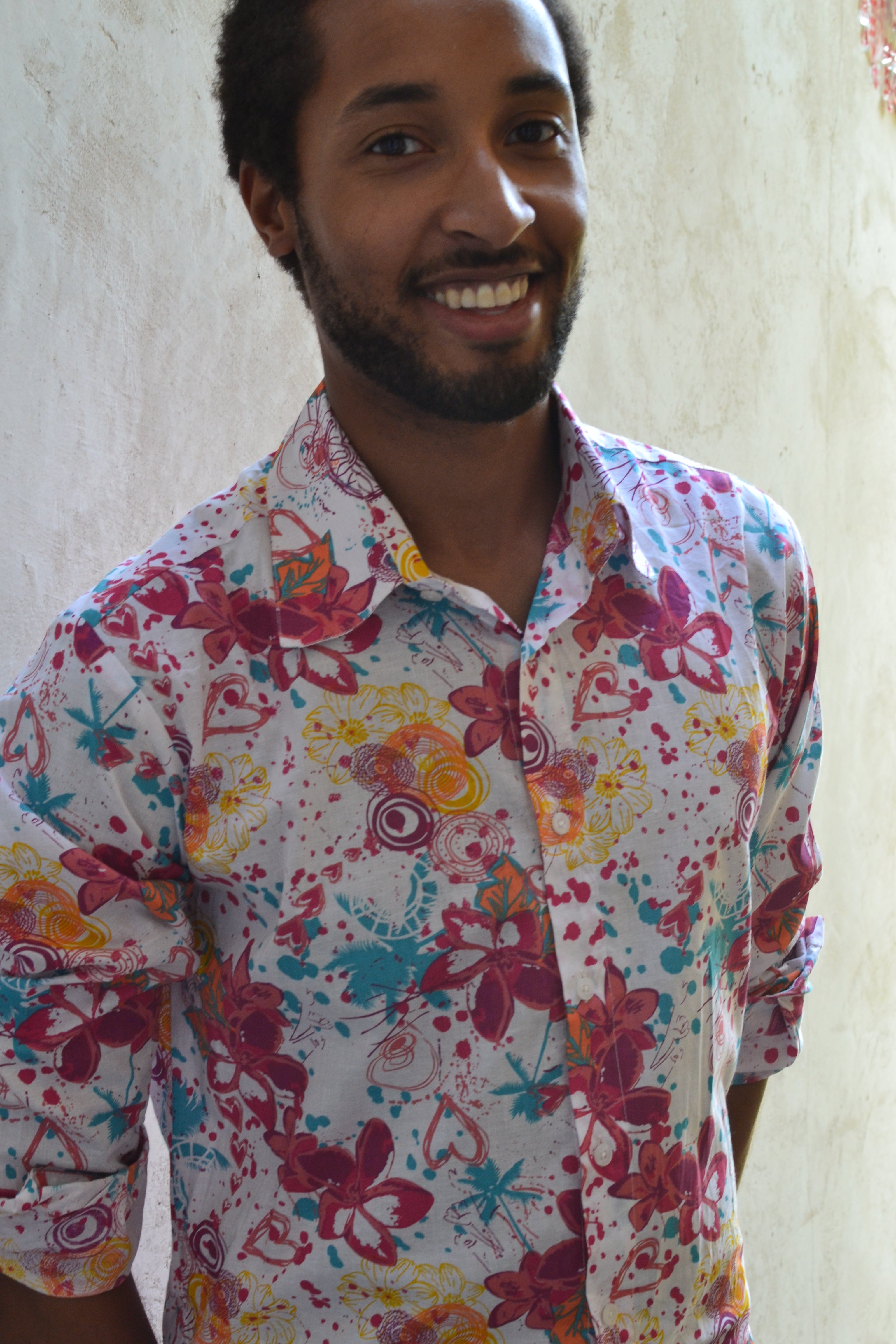 Cream long sleeve hearts & flowers – Shoop Doop London shirts